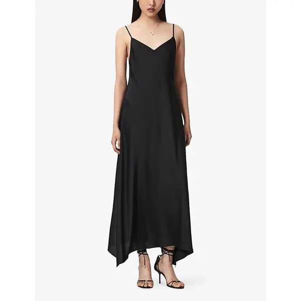 ALLSAINTS Leona V-neck Maxi Dress