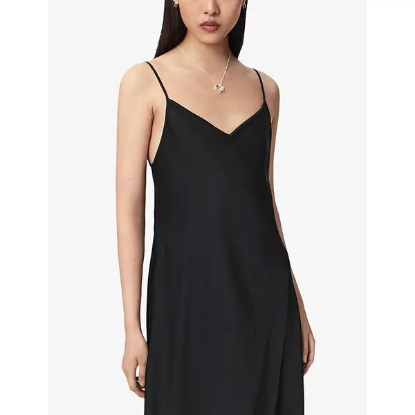 ALLSAINTS Leona V-neck Maxi Dress