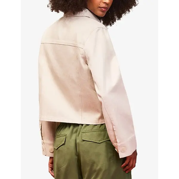 RO&ZO Cotton-twill Denim Jacket