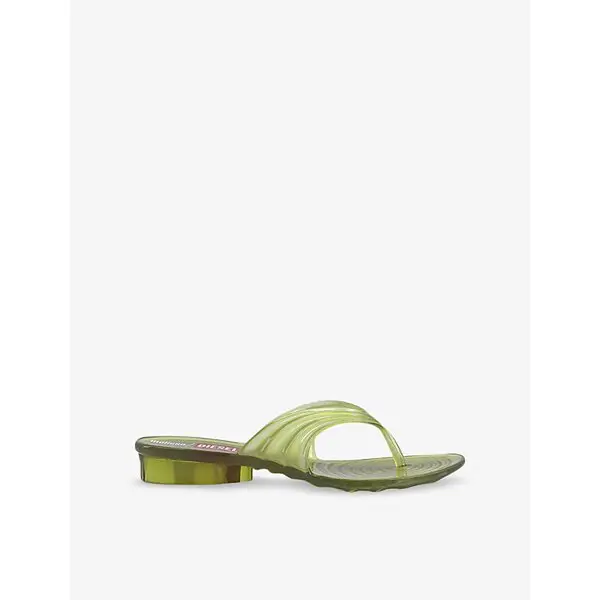Melissa X Diesel Quantum Jelly Sandals - Transparent Yellow