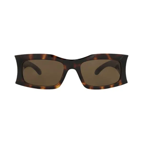 Balenciaga Square-frame Bio Injection Sunglasses - Brown