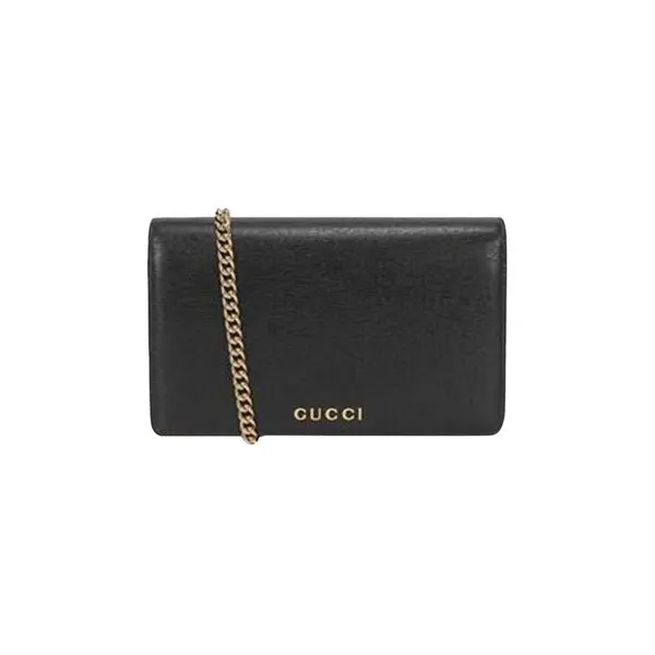 Gucci Chain Wallet - Black