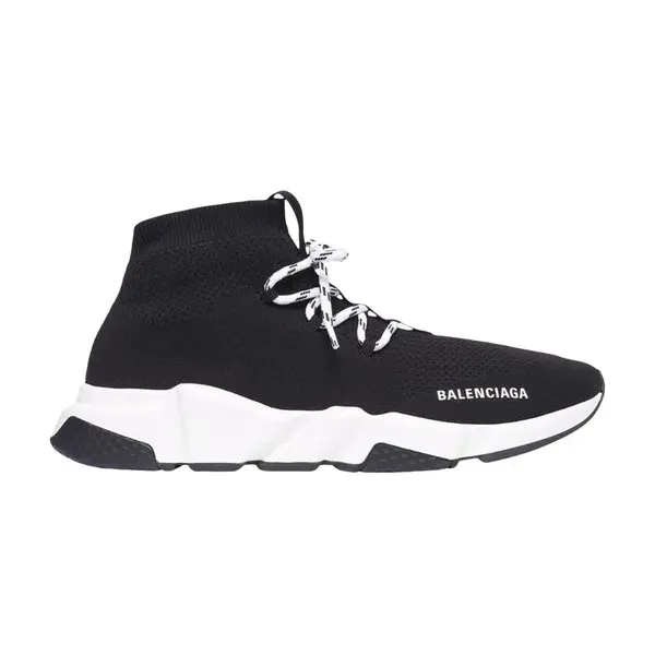 Balenciaga Speed Lace-up Sneakers - Black
