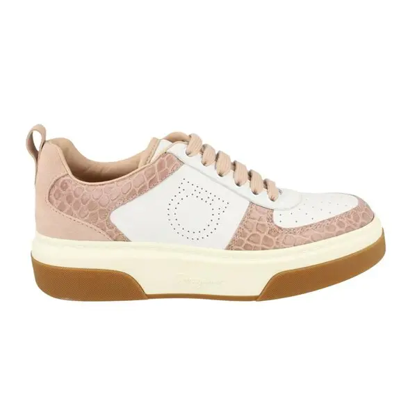 FERRAGAMO Cassina Low Leather Sneaker
