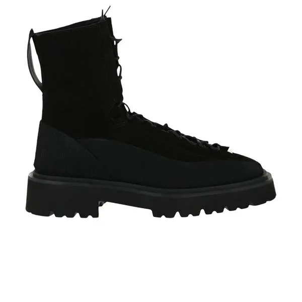 FERRAGAMO Atlante Combat Boot - Black