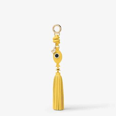Fendi Fish Charm With Knotted Leather Strap