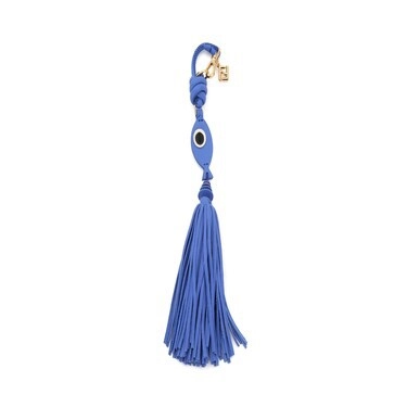 Fendi Fish Charm With Leather Tassel