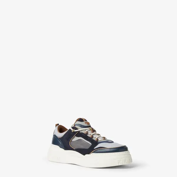 Fendi Force Lace-up Low-top Trainers - Multicolour