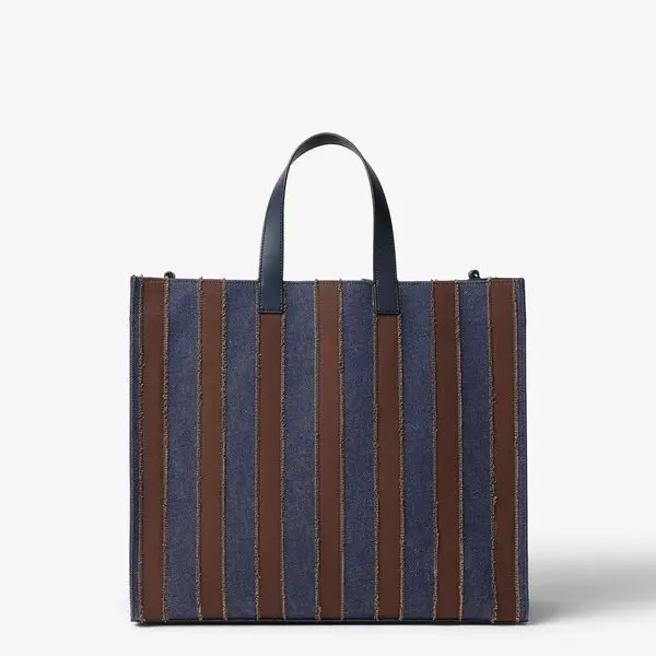 Fendi Pequin Shopper Bag