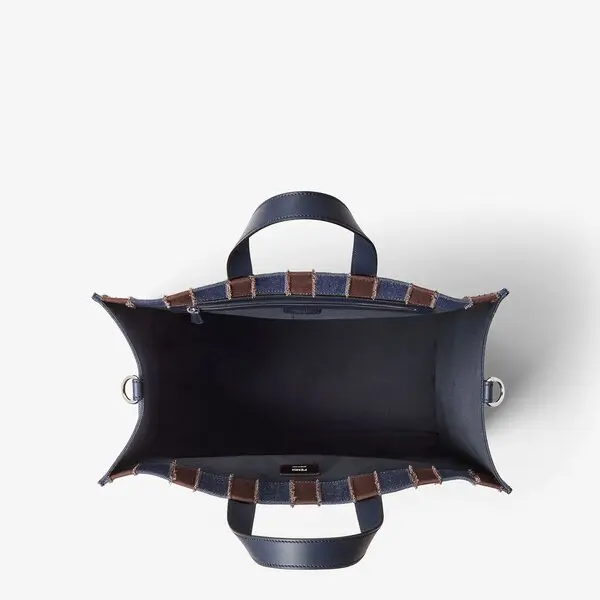 Fendi Pequin Shopper Bag