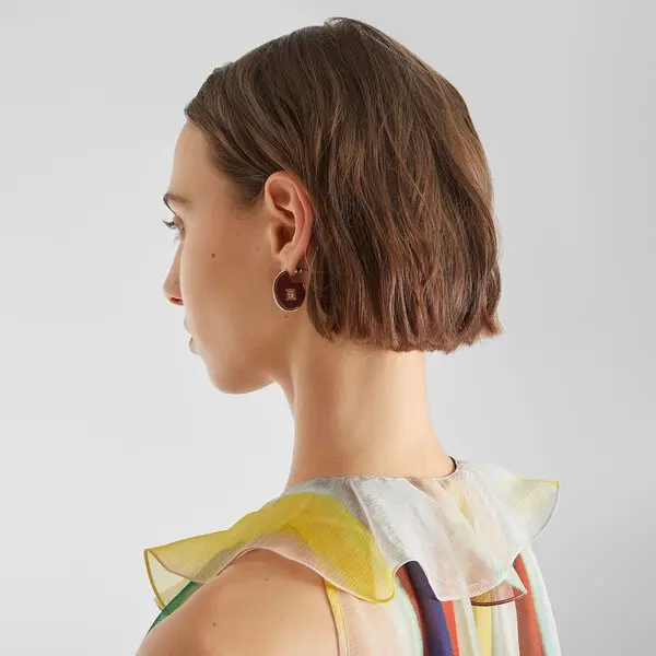 Fendi Forever Hoop Earrings