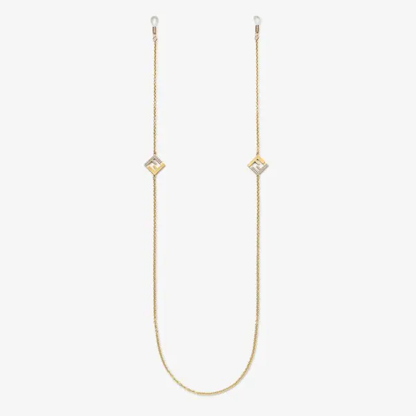 Fendi Cut-out Ff Logo Eyewear Chain