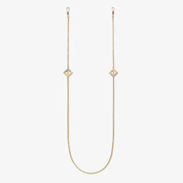 Fendi Cut-out Ff Logo Eyewear Chain