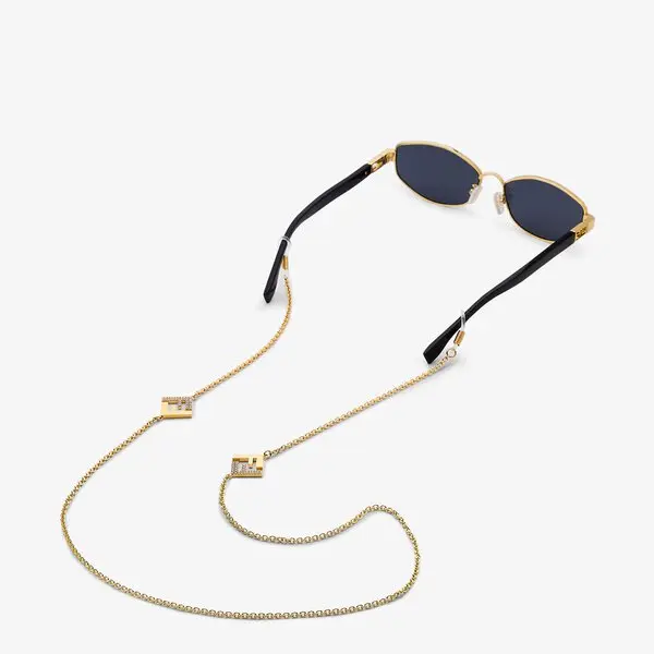 Fendi Cut-out Ff Logo Eyewear Chain