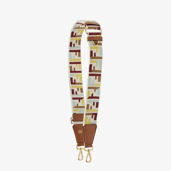 Fendi Ff Motif Jacquard Strap You Shoulder Strap