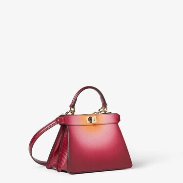 Fendi Peekaboo Iseeu Petite Karung Snake Bag