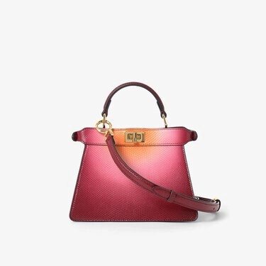Fendi Peekaboo Iseeu Petite Karung Snake Bag