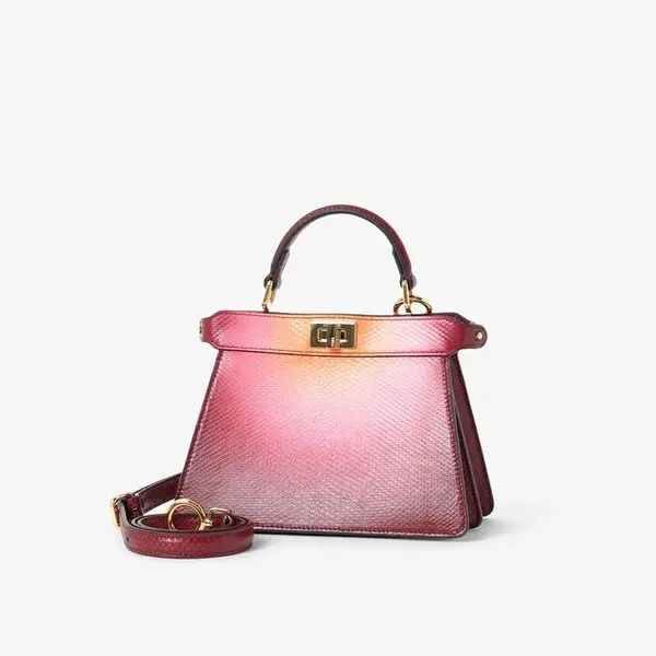 Fendi Peekaboo Iseeu Petite Karung Snake Bag
