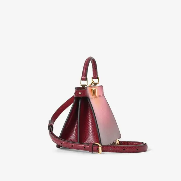 Fendi Peekaboo Iseeu Petite Karung Snake Bag