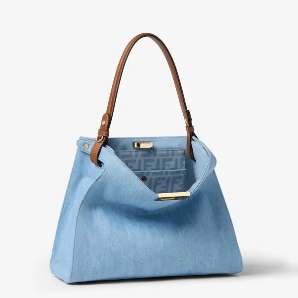 Fendi Way Medium Bag - Light Blue