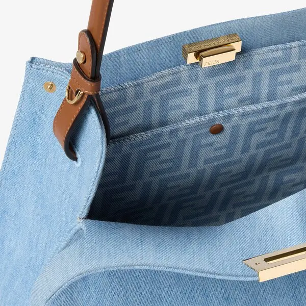 Fendi Way Medium Bag - Light Blue