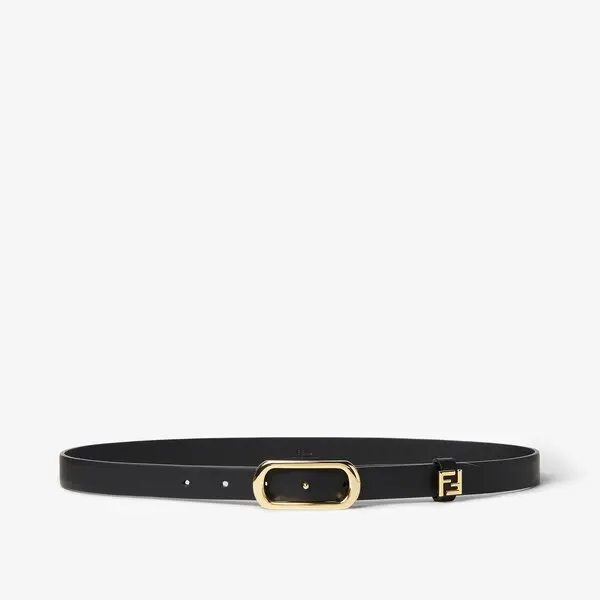 Fendi Ff Logo Belt - Black