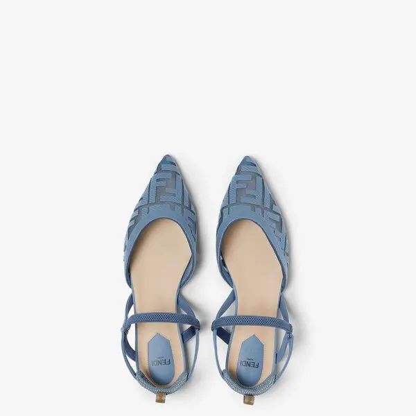 Fendi Colibrì Lite Slingbacks With Ff Embroidery