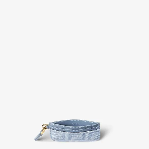 Fendi Tube Card Case - Light Blue