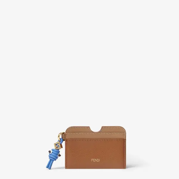 Fendi Ff Diamonds Card Case - Brown
