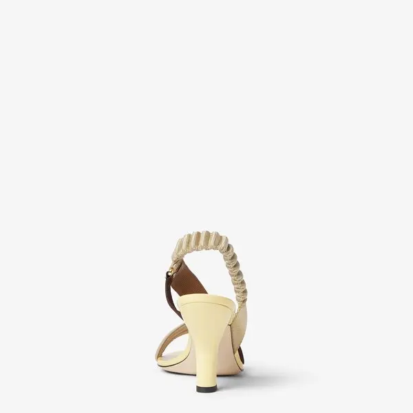 Fendi Iconic Colibrì Sandals - Yellow