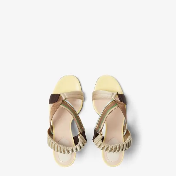 Fendi Iconic Colibrì Sandals - Yellow