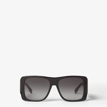 Fendi Forever Square Acetate Sunglasses - Black
