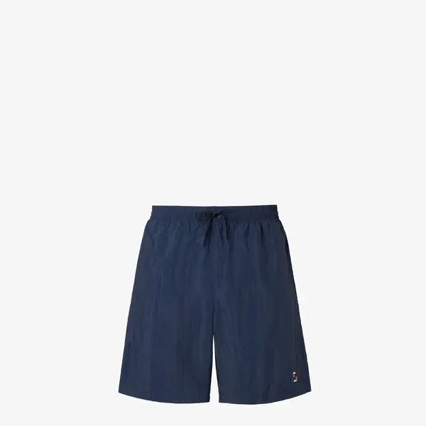 Fendi Selleria Ff Logo Swim Shorts - Blue