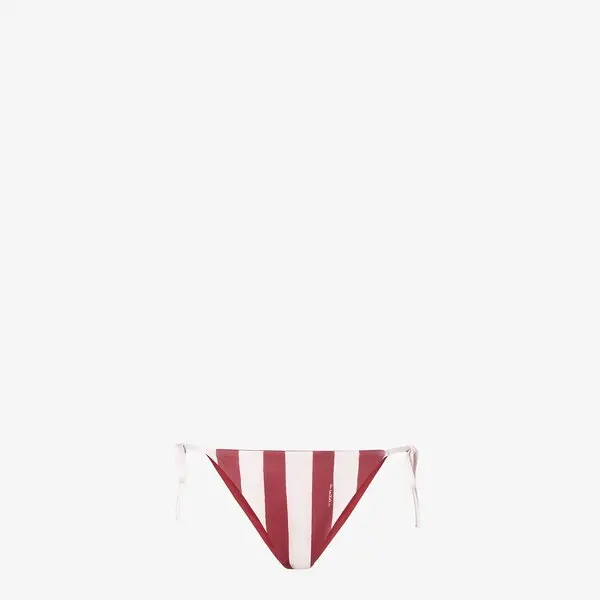 Fendi Reversible Pequin Stripe Bikini Briefs - Red
