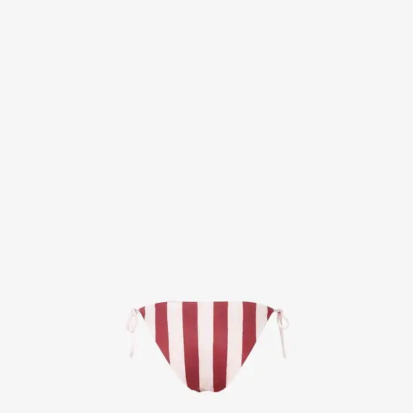 Fendi Reversible Pequin Stripe Bikini Briefs - Red