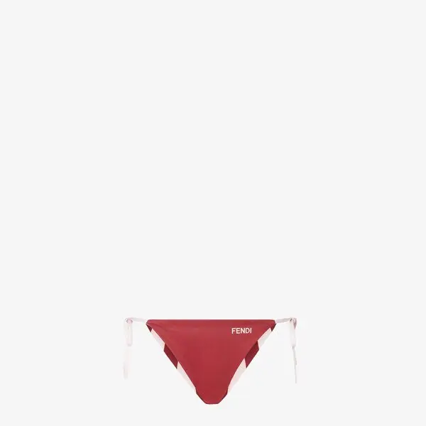 Fendi Reversible Pequin Stripe Bikini Briefs - Red