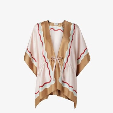 Fendi Silk Poncho