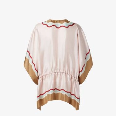 Fendi Silk Poncho