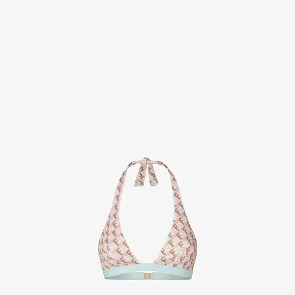 Fendi Triangle Bikini Top - Pink