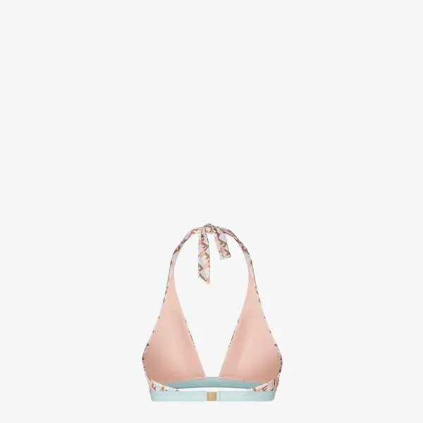 Fendi Triangle Bikini Top - Pink