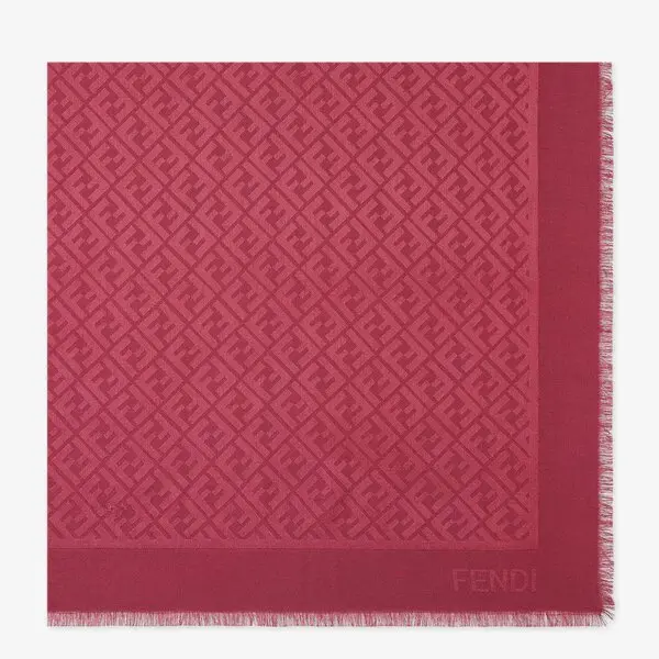 Fendi Ff Shawl - Red