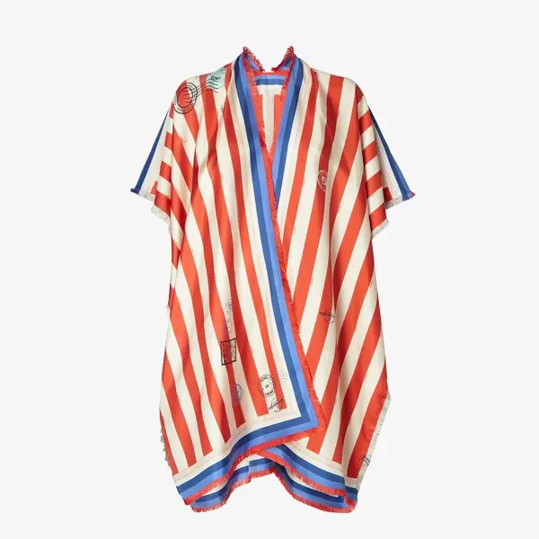 Fendi Poncho - Multicolour