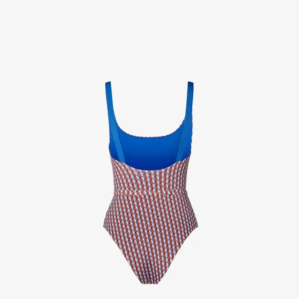 Fendi One-piece Swimsuit With Ff Buckle Belt