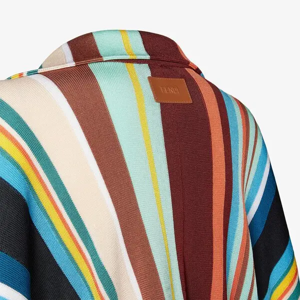 Fendi Viscose Yarn Poncho