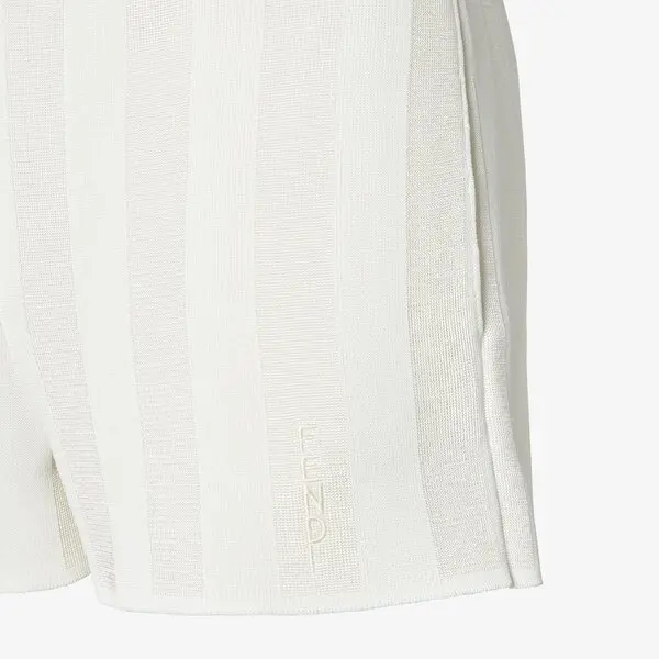 Fendi Pequin Motif Shorts