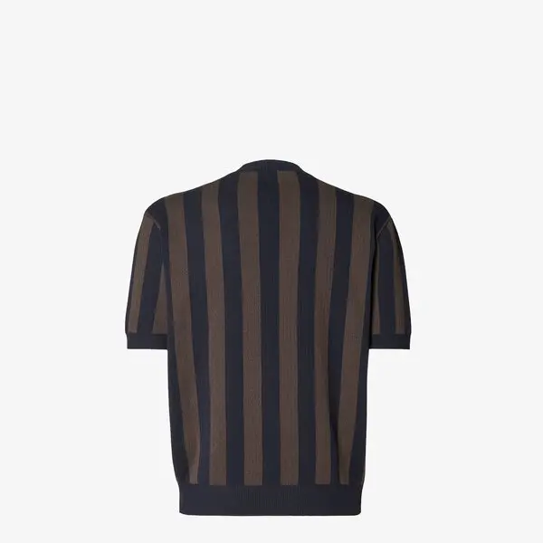 Fendi Pequin Stripe Silk & Cotton Jumper - Multicolour