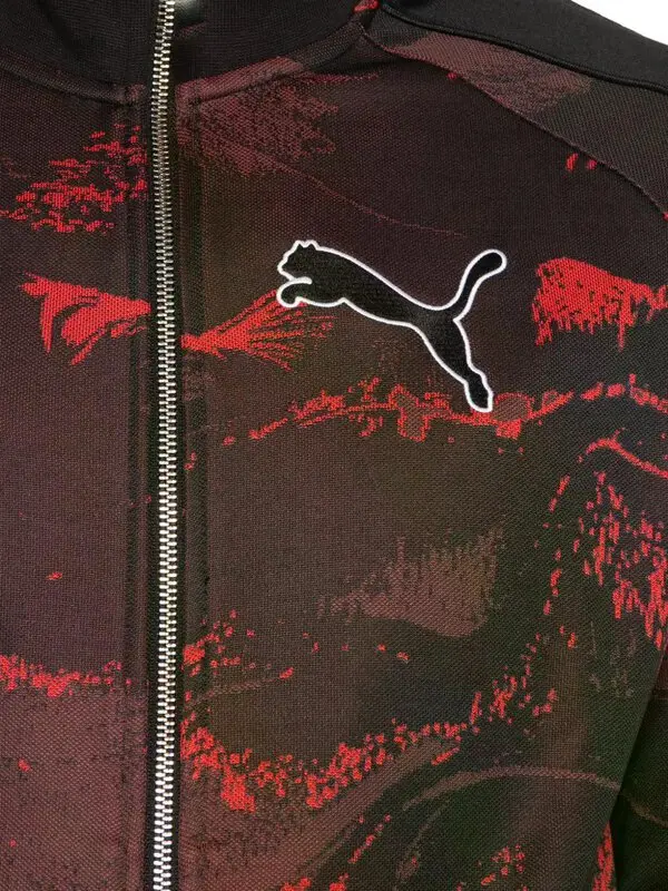 PUMA X Ahluwalia Abstract Print Logo Patch Sweatshirt