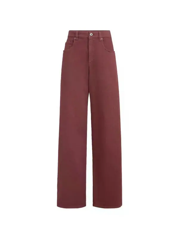 Brunello Cucinelli Monili Embellished Denim Trousers