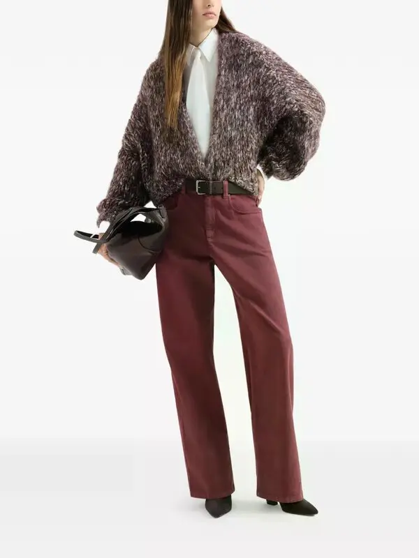 Brunello Cucinelli Monili Embellished Denim Trousers