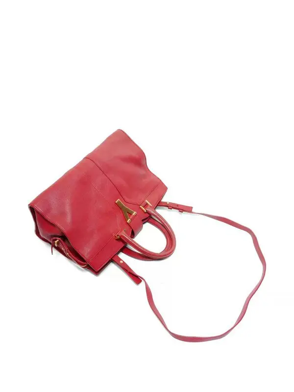 Saint Laurent Cabas Chyc Handbag - Red